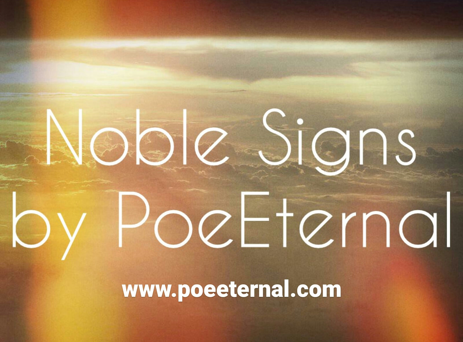 Noble Signs – PoeEternal